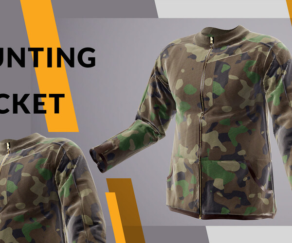 ArtStation - Hunting jacket | Game Assets