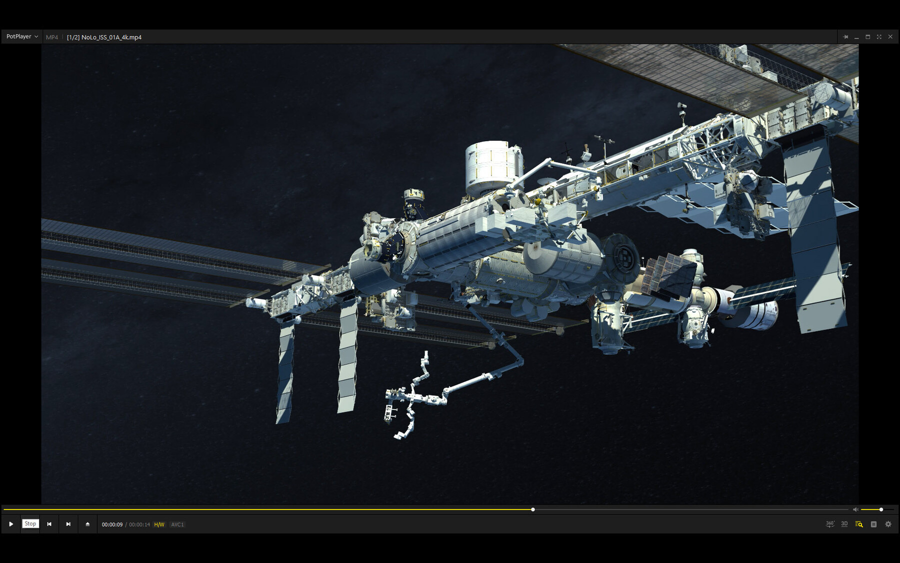 ArtStation - The ISS above Earth (4K, HD) + Green Screen (HD) | Resources