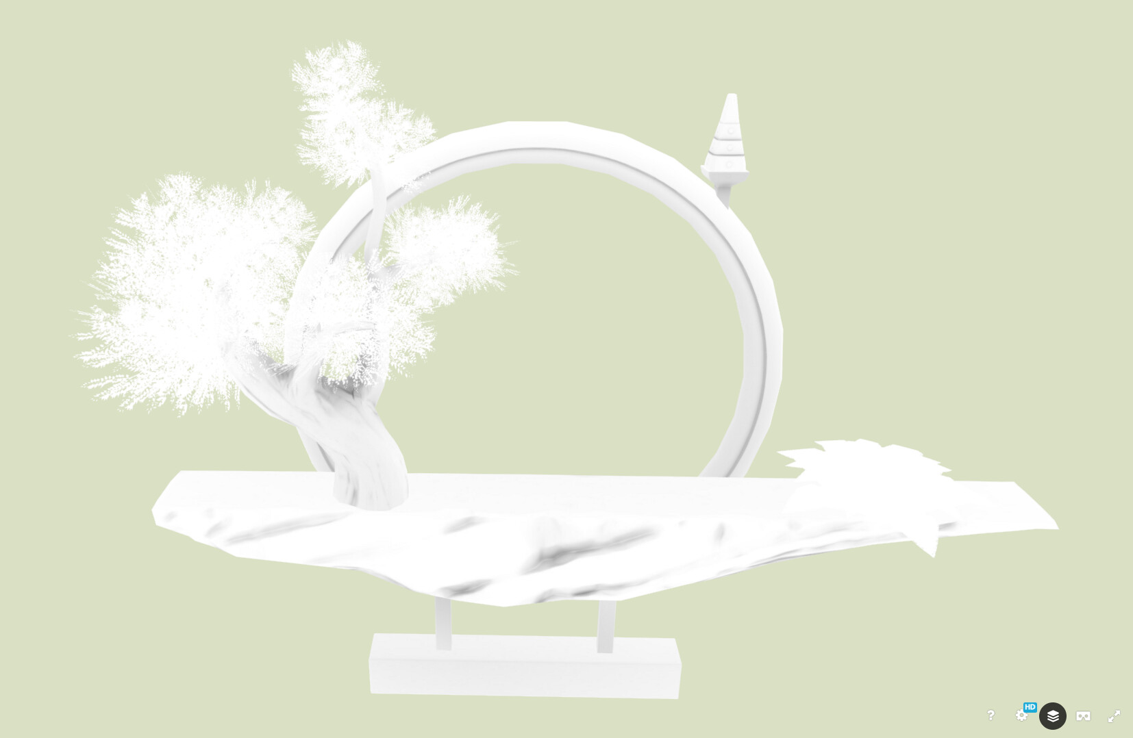 ArtStation - Chinese Style LED Light ( LP ) ( Stylized ) | Game Assets