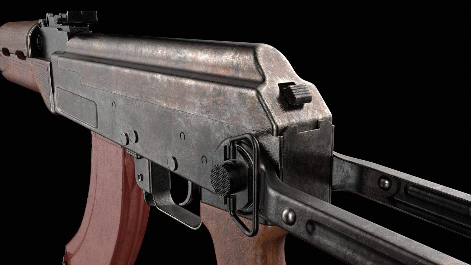 ArtStation - AK-47 / AKS Kalashnikov Assault Rifles (Game Ready) | Game ...