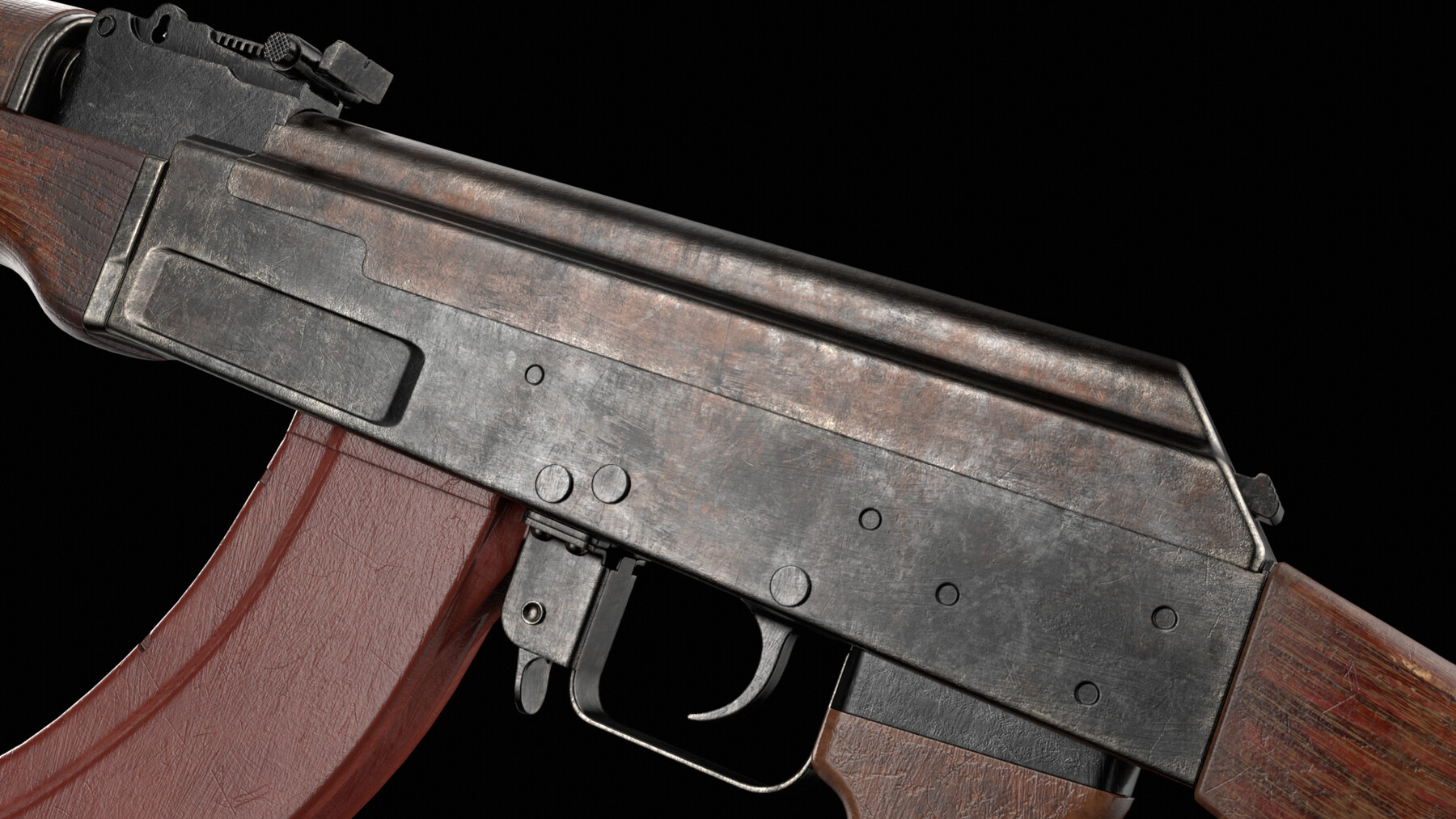 ArtStation - AK-47 / AKS Kalashnikov Assault Rifles (Game Ready) | Game ...