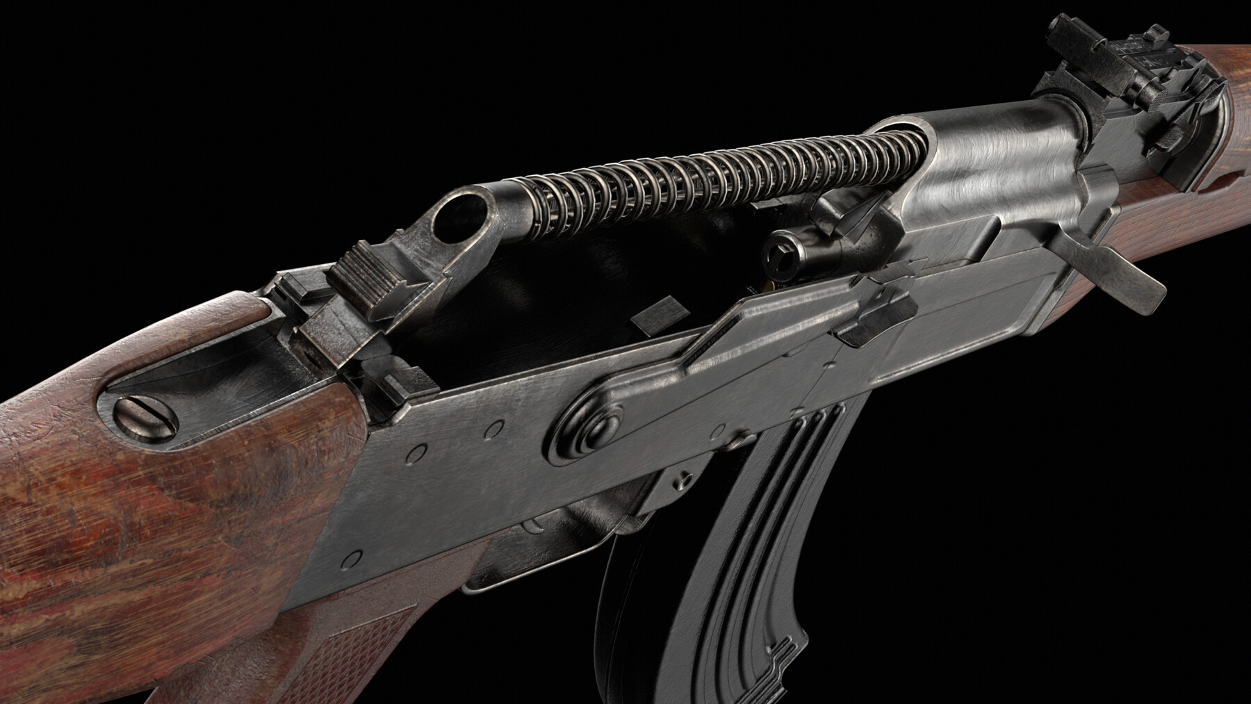 ArtStation - AK-47 / AKS Kalashnikov Assault Rifles (Game Ready) | Game ...