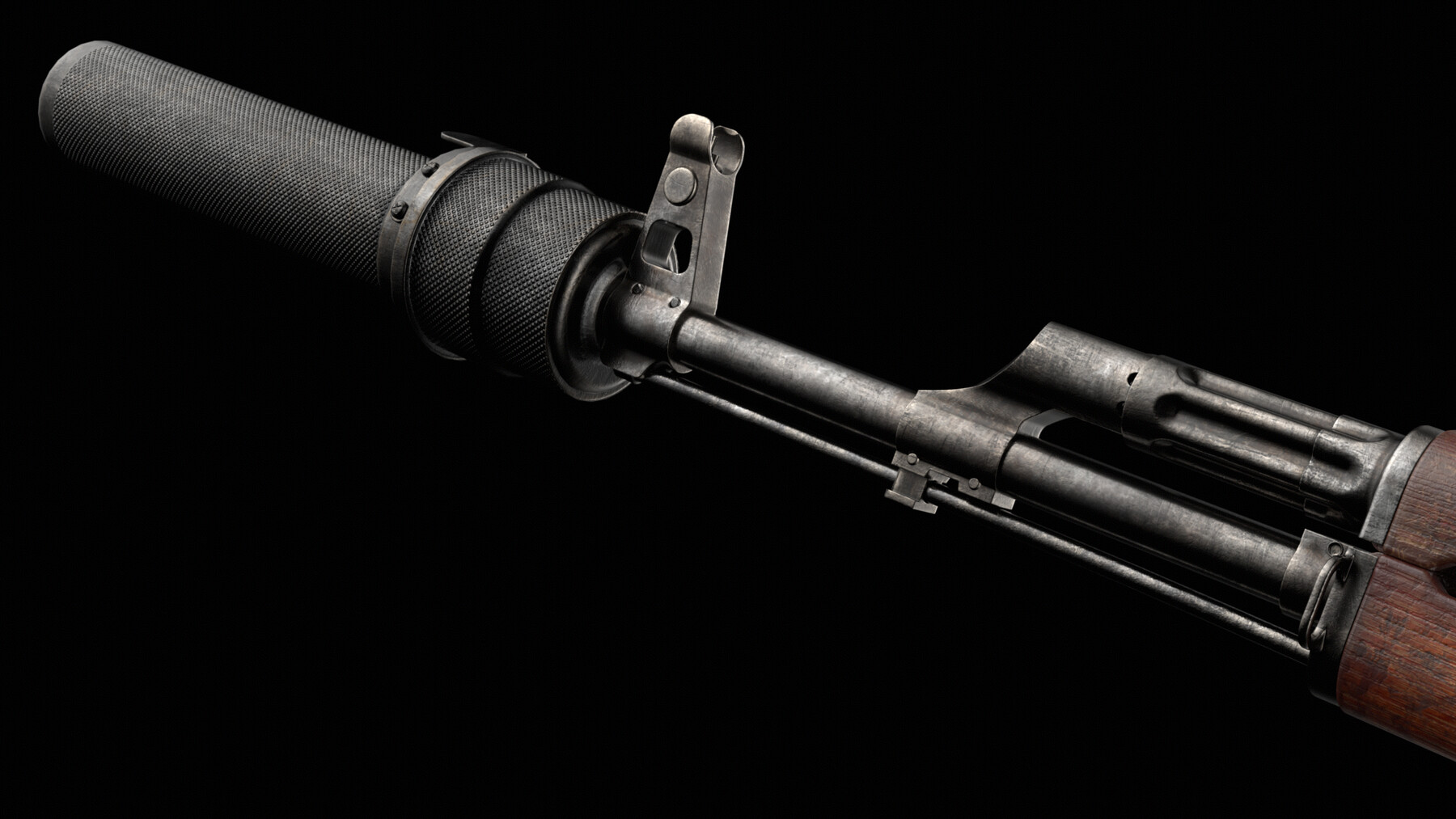 ArtStation - AK-47 / AKS Kalashnikov Assault Rifles (Game Ready) | Game ...