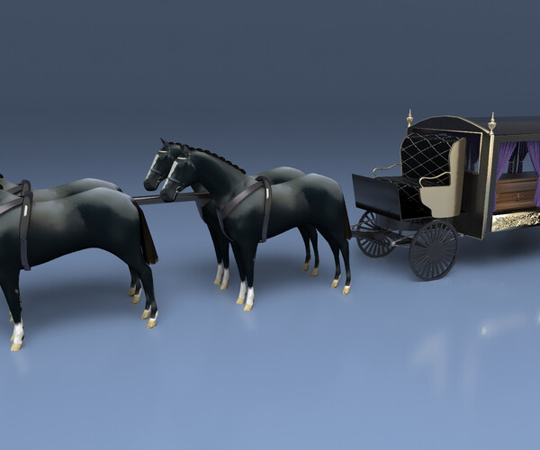 ArtStation - Funeral Carriage | Resources