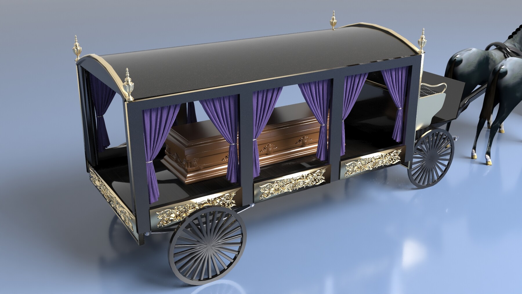 ArtStation - Funeral Carriage | Resources