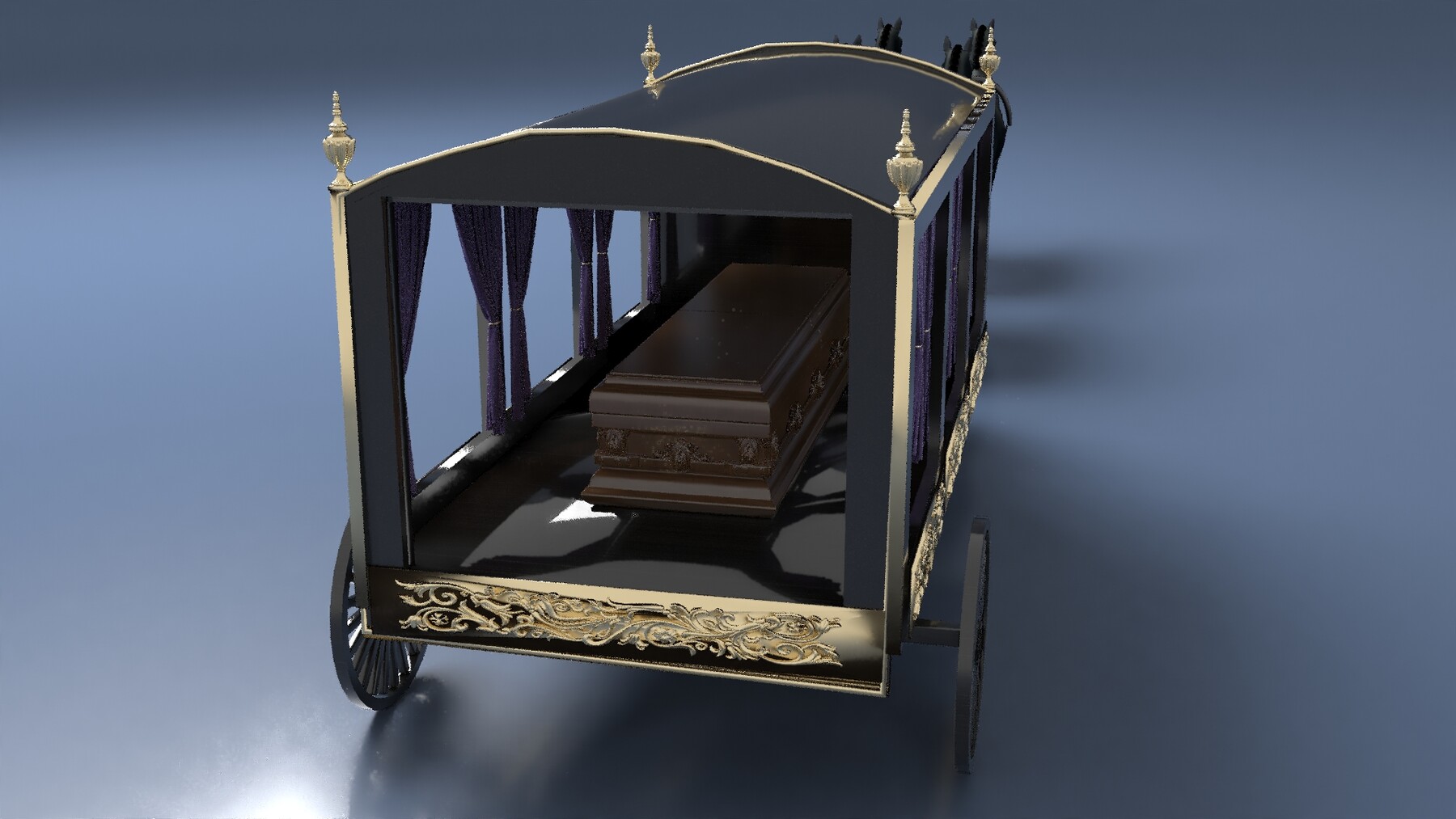 ArtStation - Funeral Carriage | Resources