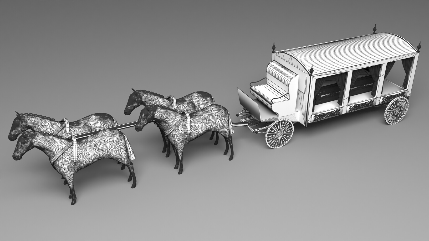 ArtStation - Funeral Carriage | Resources