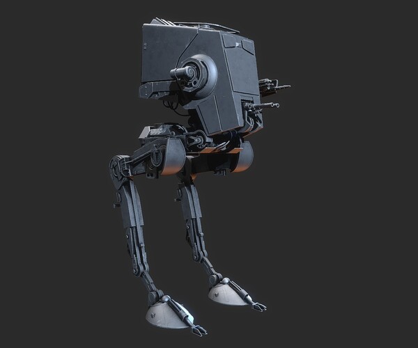 ArtStation - AT-ST Star Wars | Resources