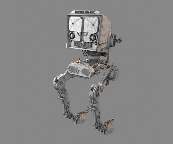ArtStation - AT-ST Star Wars | Resources