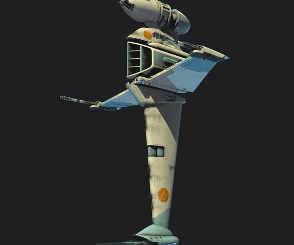 ArtStation - B Wing Star Wars | Resources