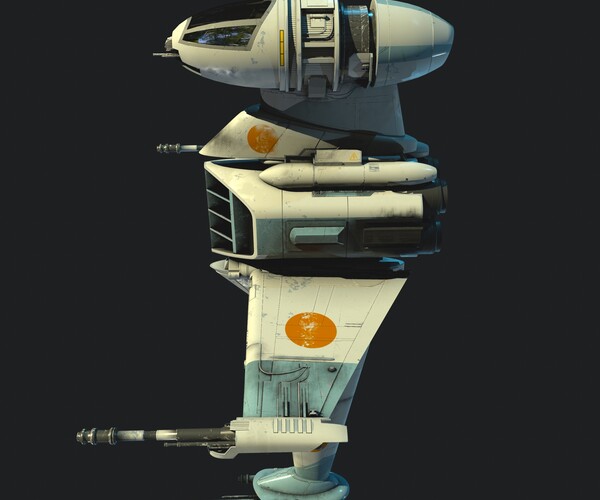ArtStation - B Wing Star Wars | Resources