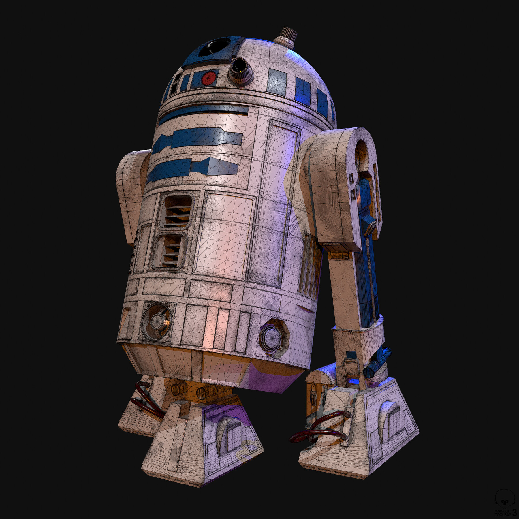ArtStation - R2D2 Star Wars | Resources