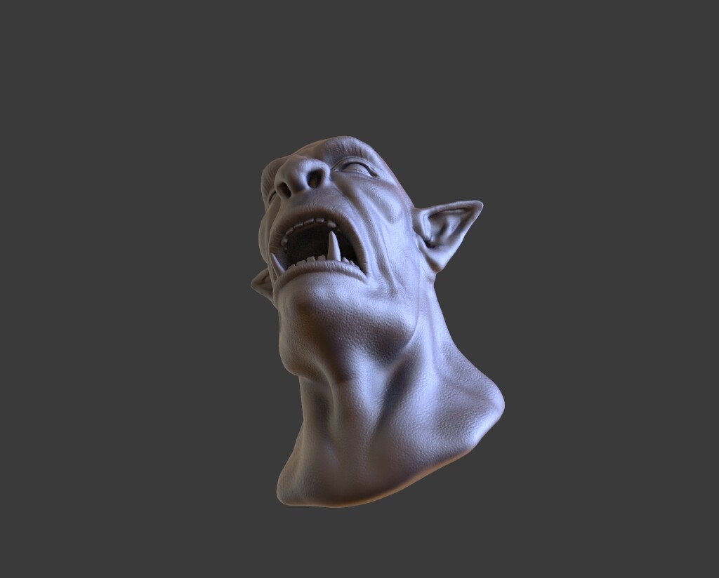 ArtStation - Head-F13_high poly sculpt | Resources