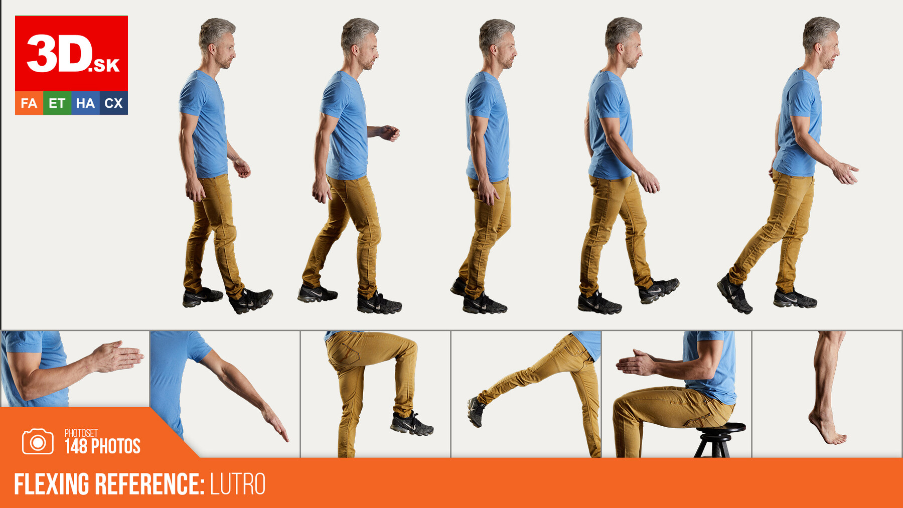 3D.SK - Flexing Male Reference | Lutro