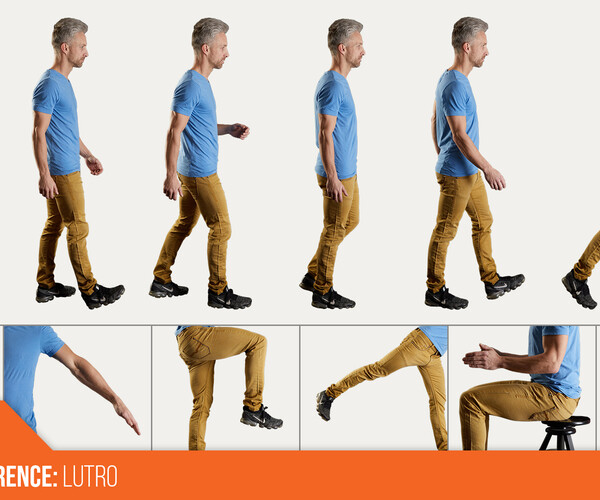 ArtStation - Flexing Male Reference | Lutro | Resources