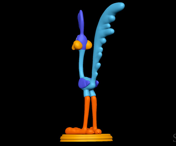 ArtStation - Road Runner - Looney Tunes 3D print model | Resources