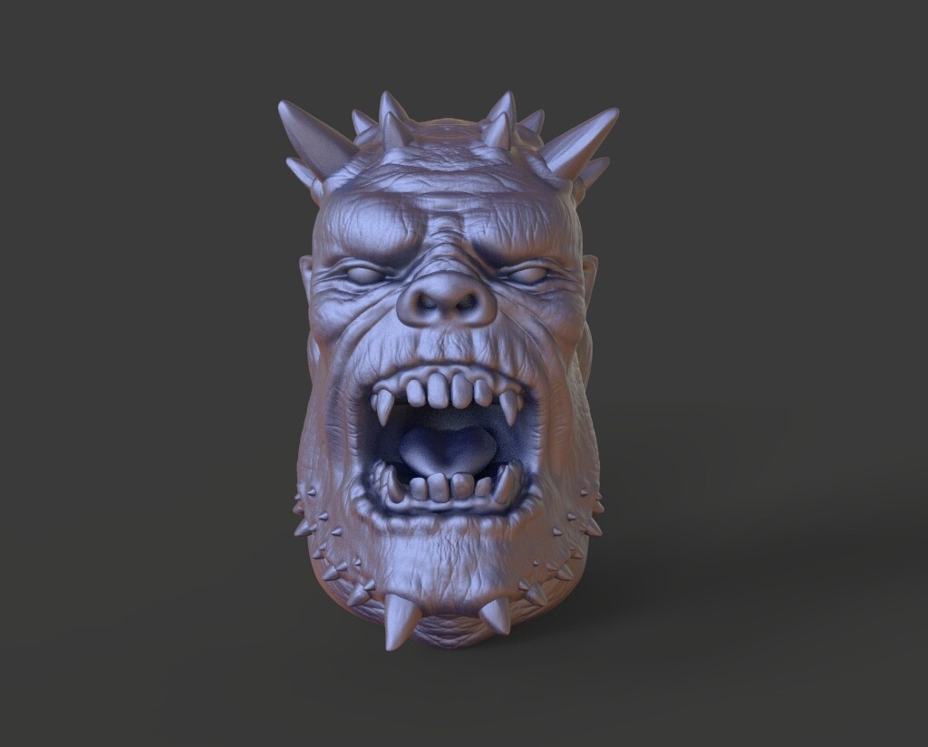 ArtStation - Head-F20_high poly sculpt | Resources