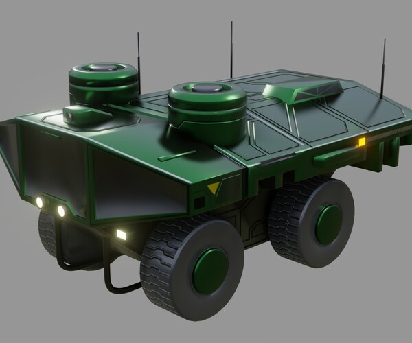 ArtStation - Sci-Fi Rover - Low Poly - Game Ready - PBR | Game Assets
