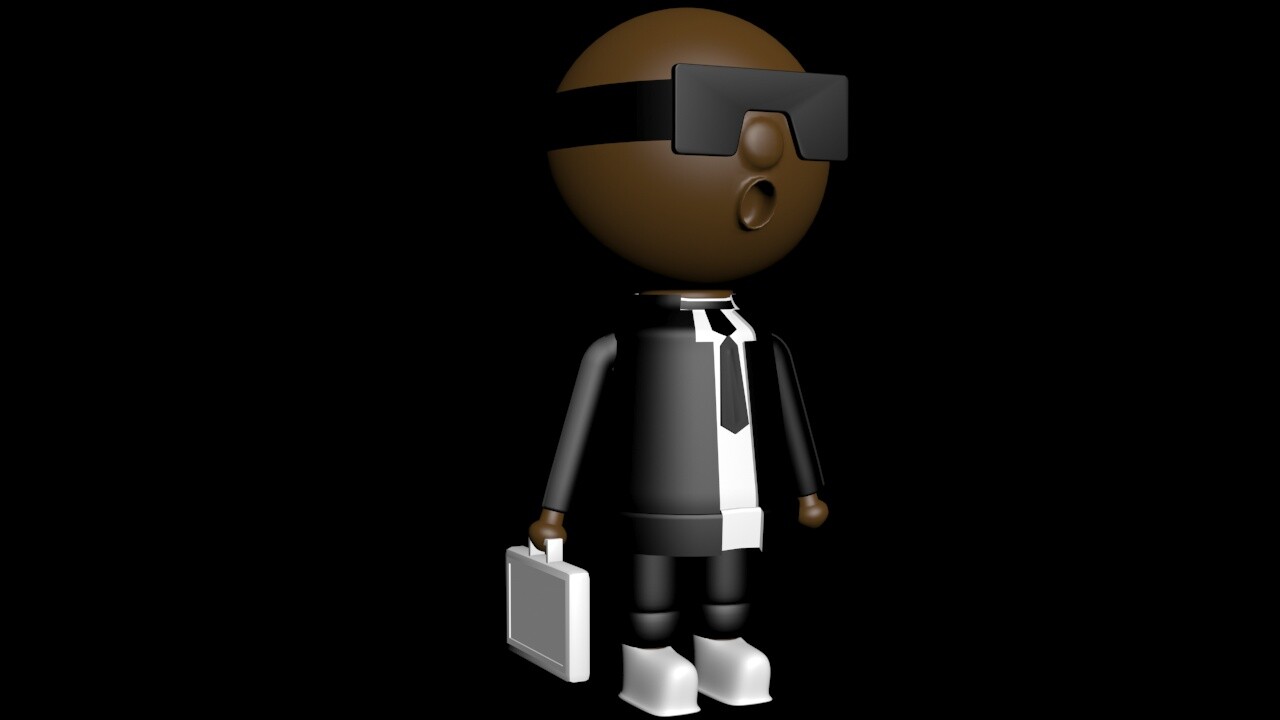 ArtStation - Collection of seven 3D models of the toys "Chocolate man ...