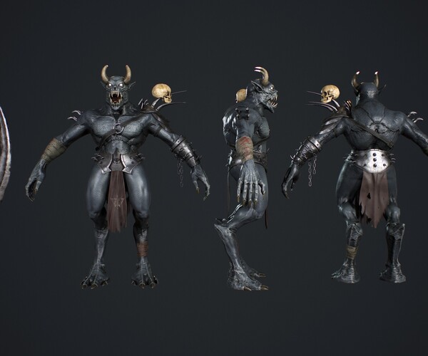 ArtStation - Demon 2 | Game Assets