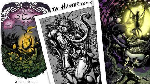 ArtStation - The Hunter (Sayyad) | Books & Comics