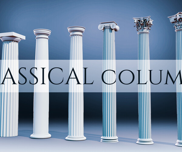 ArtStation - Classical Columns Pack | Resources