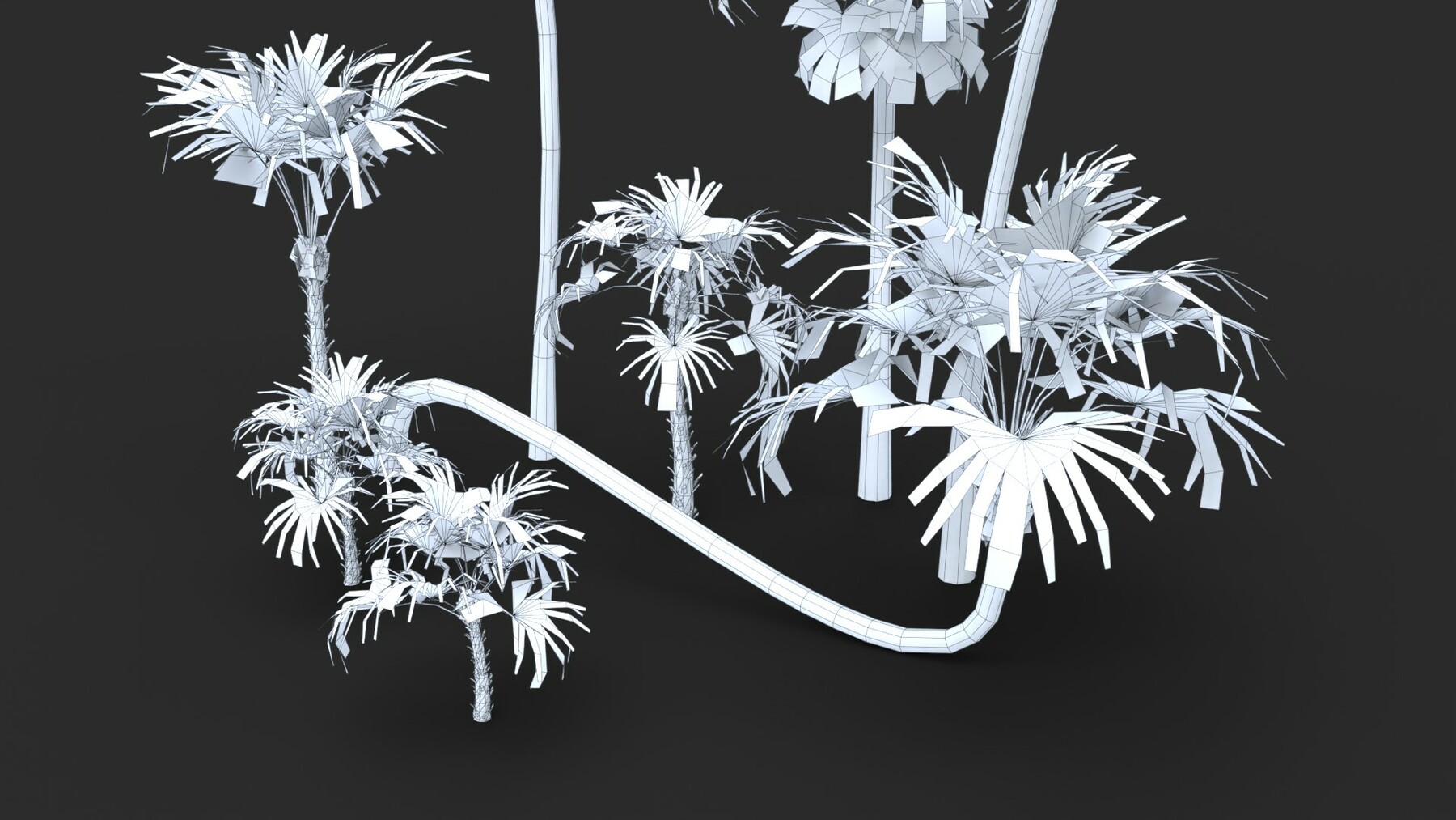 ArtStation - Green Thatch Palm Tree - Thrinax Radiata | Game Assets