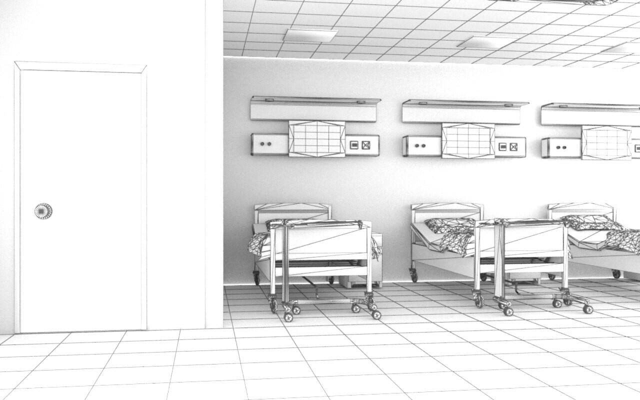 ArtStation - Hospital Ward 2 | Resources