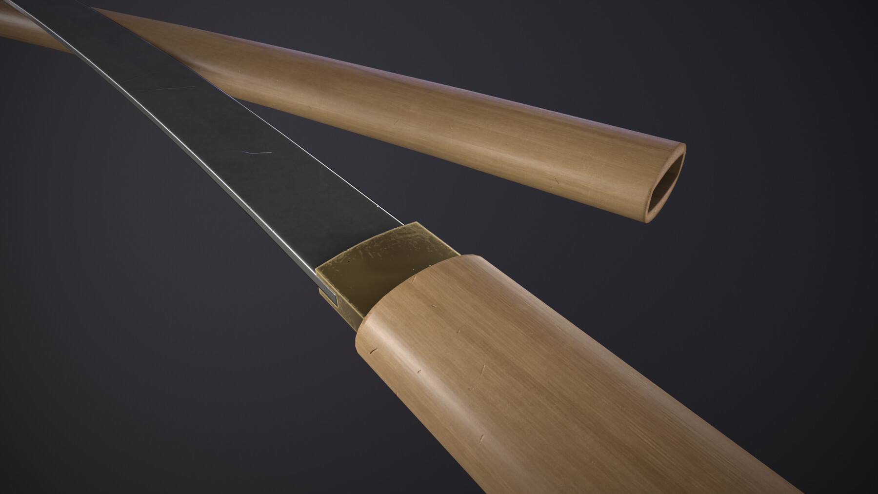 ArtStation - Wakizashi Japanese Sword | Game Assets