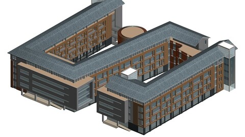ArtStation - School building 009 | Resources