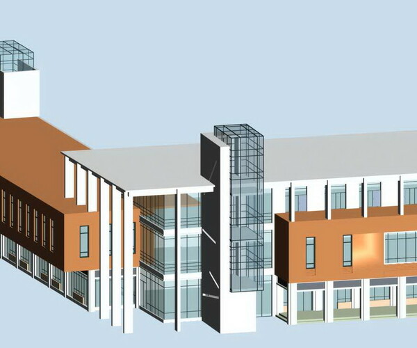 ArtStation - School building 017 | Resources