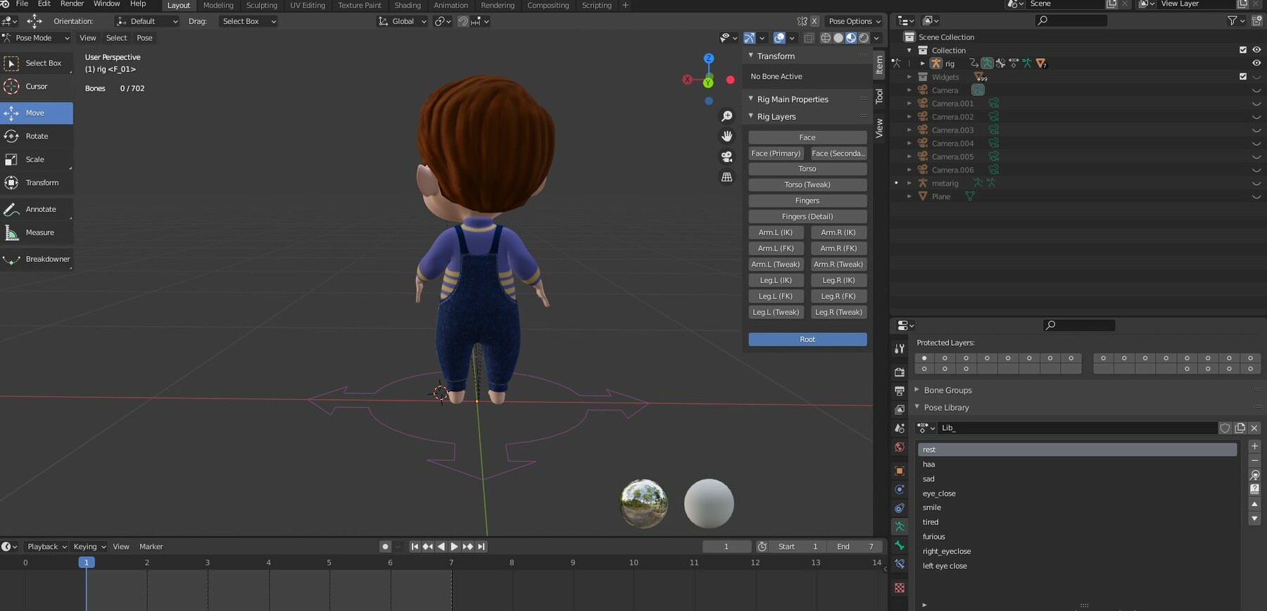 ArtStation - Cartoon Boy Full Rigged | Game Assets