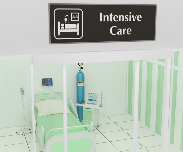 ArtStation - Intensive Care Unit 3 | Resources