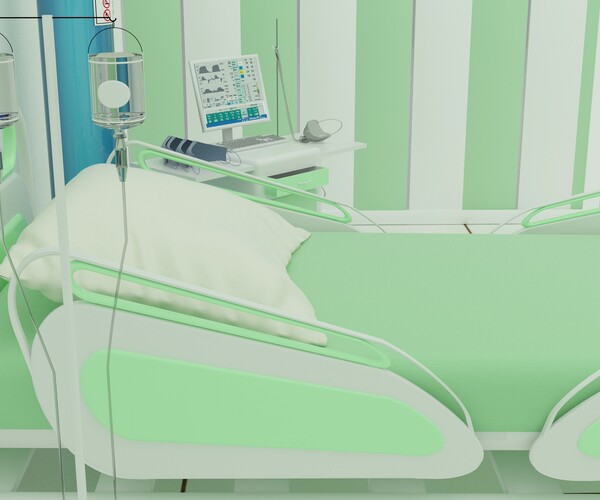 ArtStation - Intensive Care Unit 3 | Resources