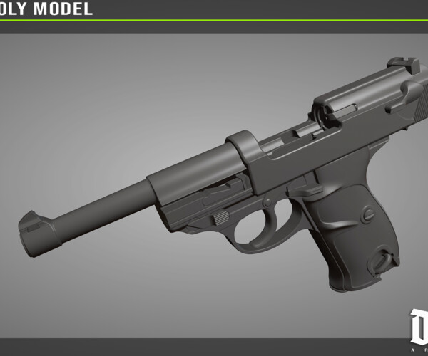 ArtStation - P38 Highpoly model | Game Assets