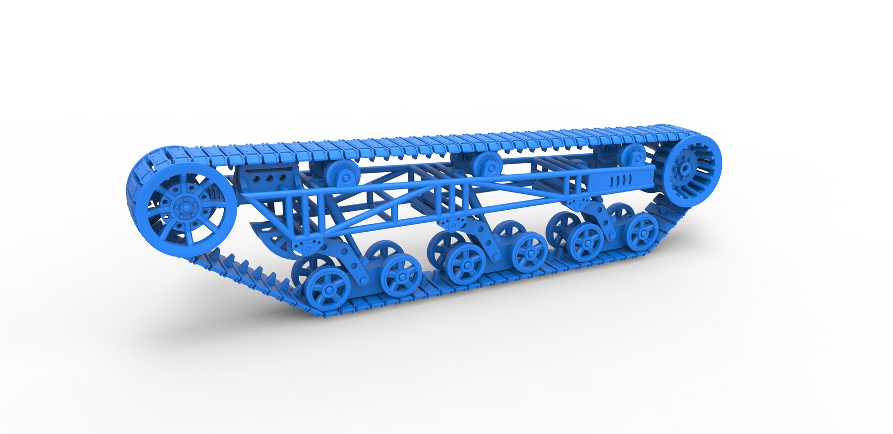 ArtStation - 3D printable Diecast Track chassis Scale 1 to 25 | Resources
