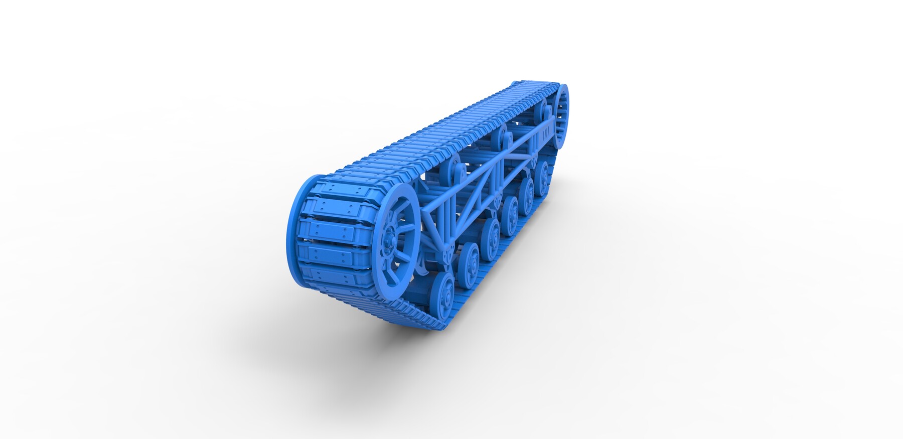 ArtStation - 3D printable Diecast Track chassis Scale 1 to 25 | Resources