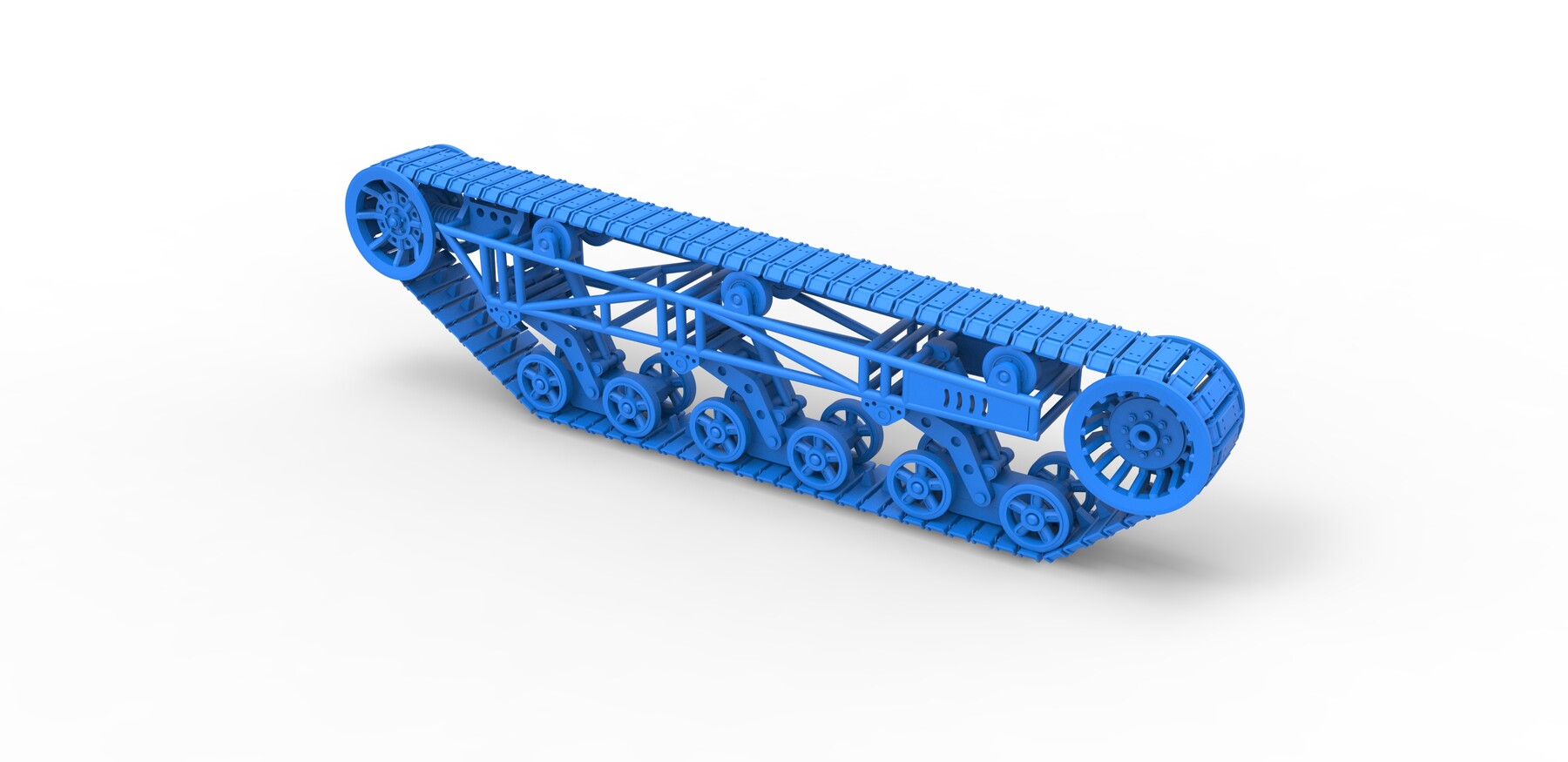 ArtStation - 3D printable Diecast Track chassis Scale 1 to 25 | Resources