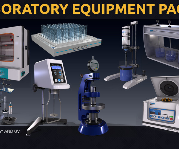 ArtStation - laboratory equipment full pack | Game Assets