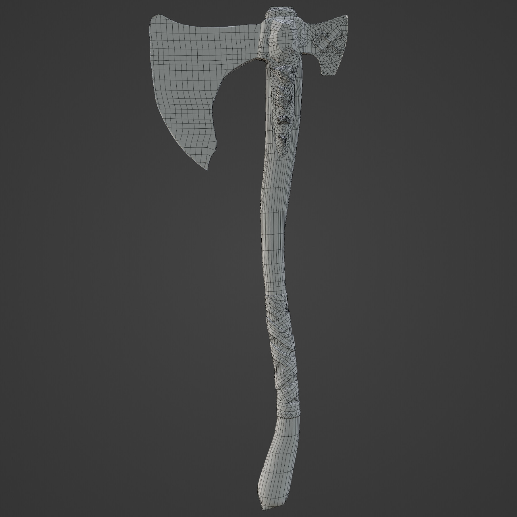ArtStation - Stylizet Axe Weapon with crystals PBR low-poly game ready ...