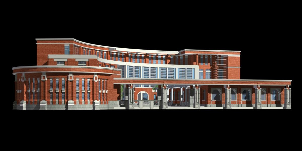 ArtStation - School building 047 | Resources