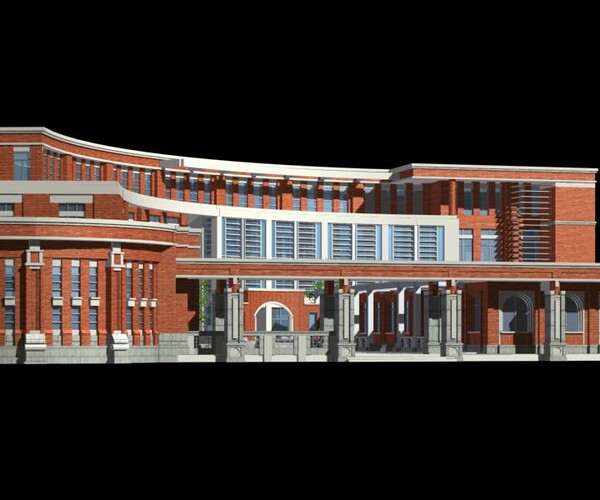 ArtStation - School building 047 | Resources