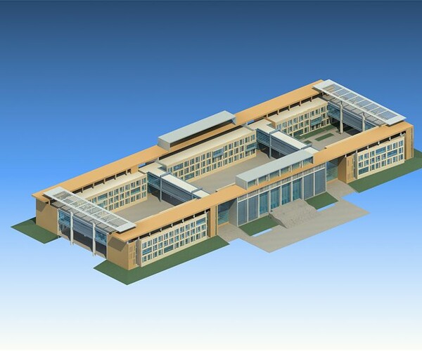 ArtStation - School building 057 | Resources