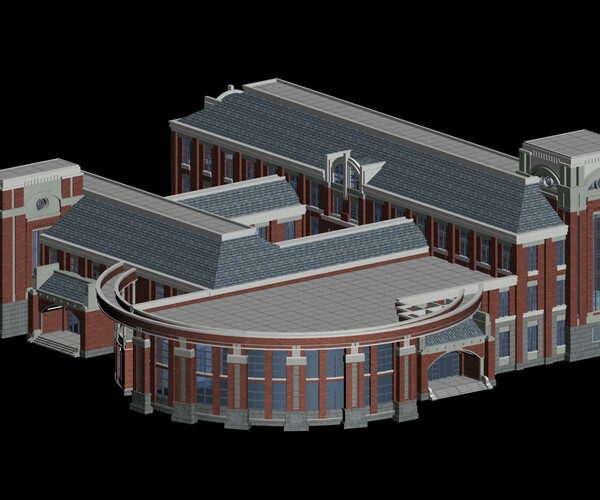 ArtStation - School building 060 | Resources