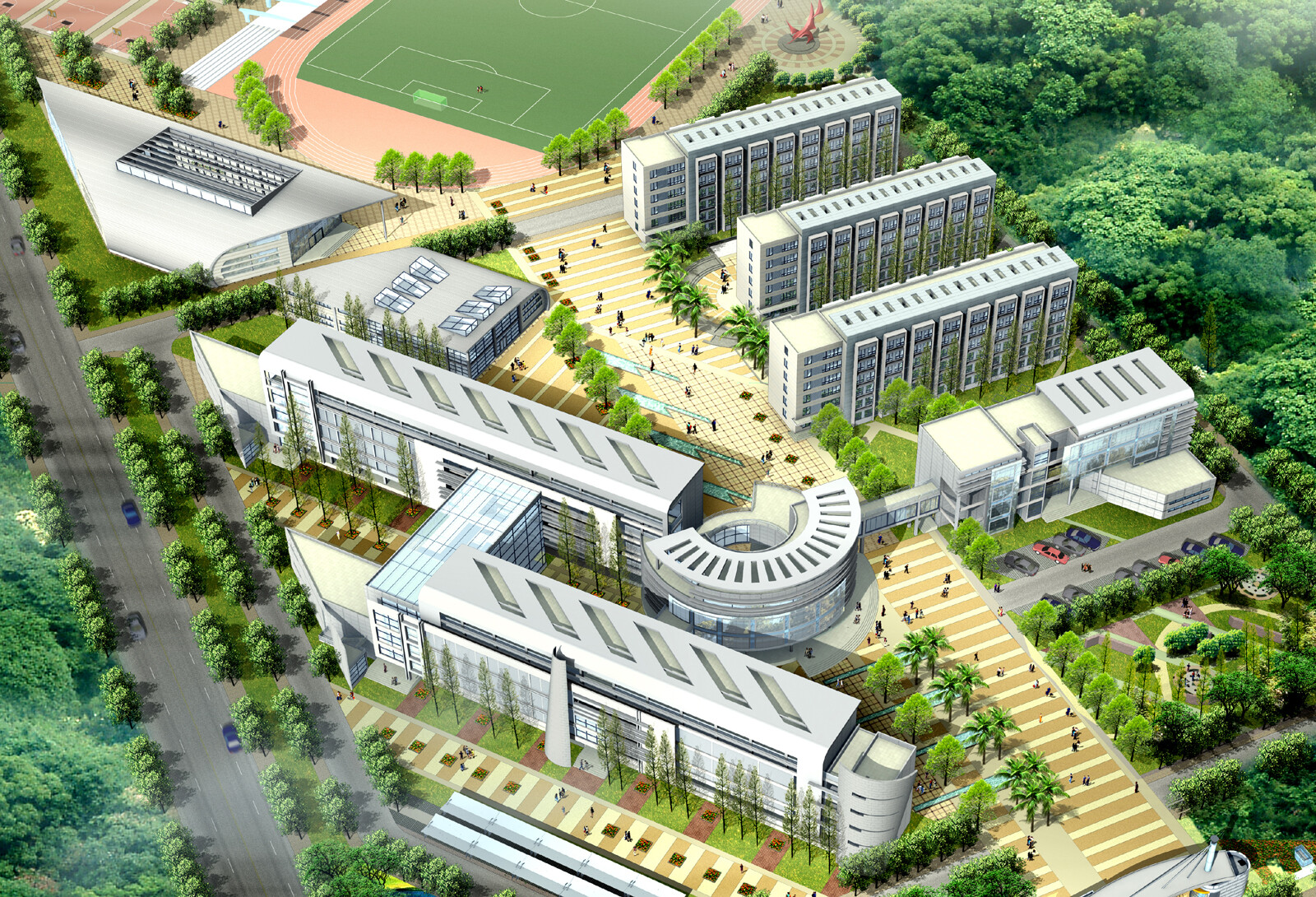 ArtStation - School building 085 | Resources