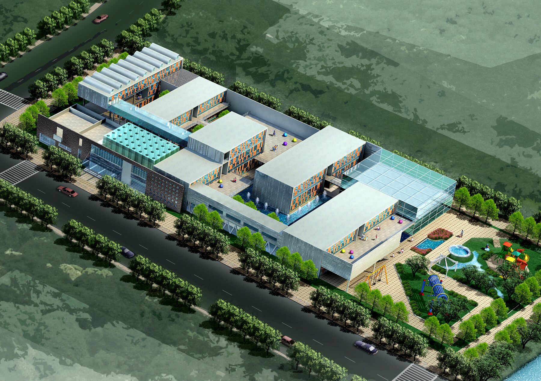 ArtStation - School building 103 | Resources