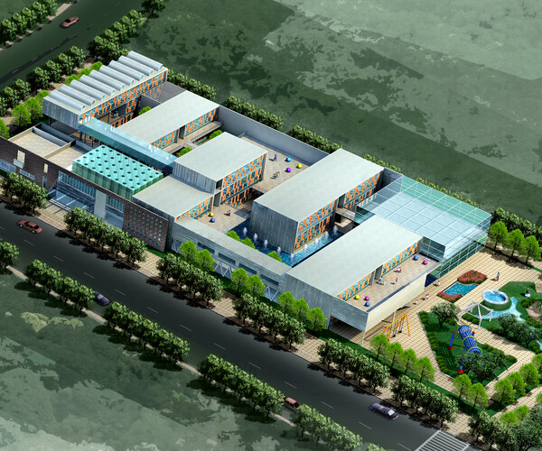 ArtStation - School building 103 | Resources