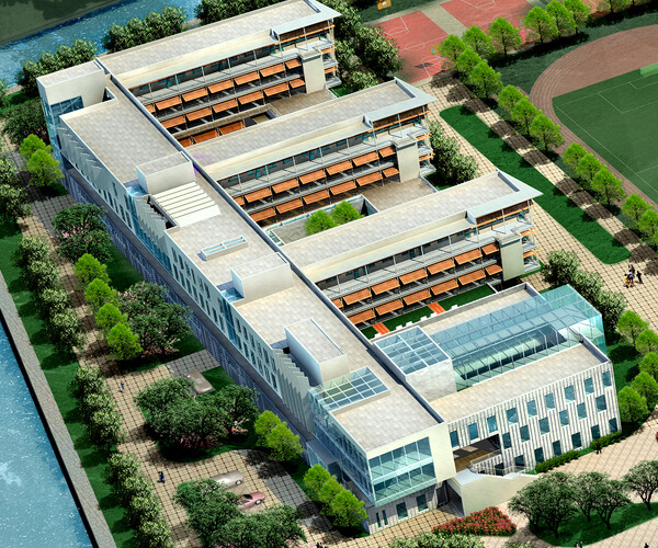 ArtStation - School building 104 | Resources