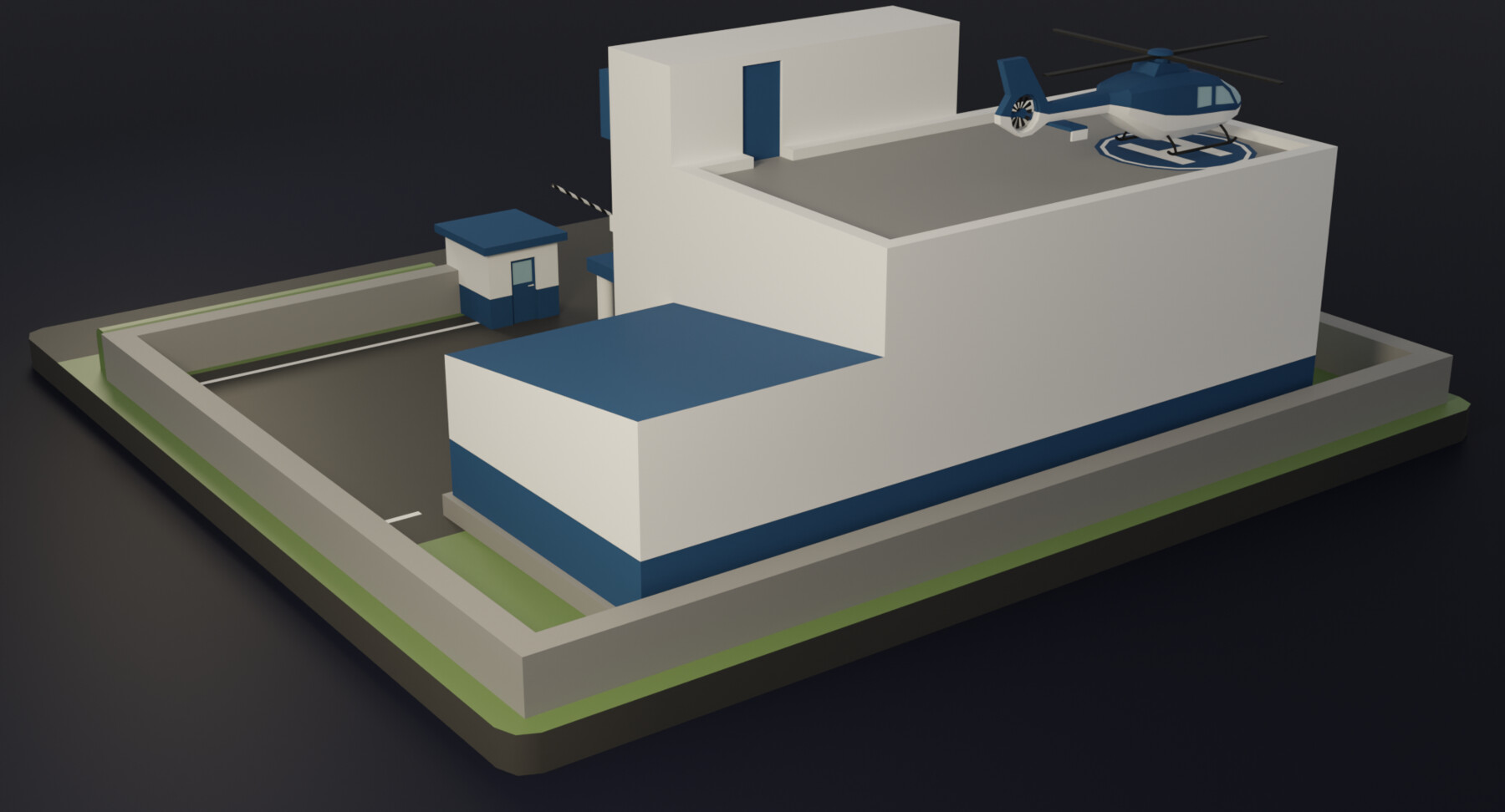 ArtStation - Police station | Game Assets