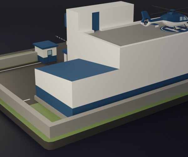ArtStation - Police station | Game Assets